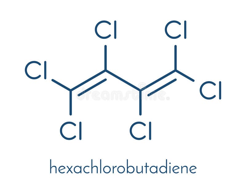 Hexachlorobutadiene HBCD Solvent Molecule. Also Used As Algicide and ...