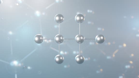 Hexachloroethane Molecular Structure, 3d Model Molecule ...