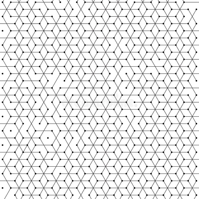 Hexagon Background of Abstract Hexagonal Geometric Cells Pattern Stock Vector - Illustration of ...