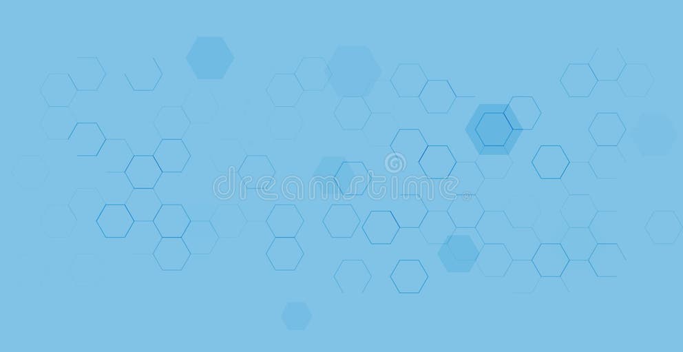 Hexagon Background Abstract Pattern Medical Geometric Tech Vector ...