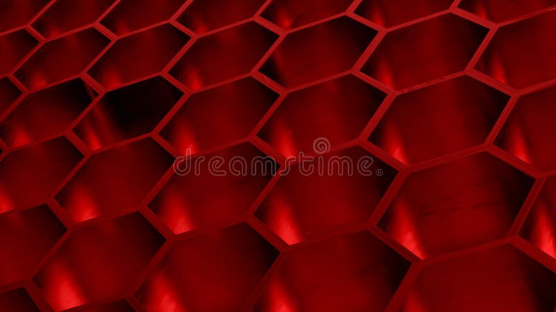 The Hexagon or Beehive Pattern for Background Concept 3d Rendering ...