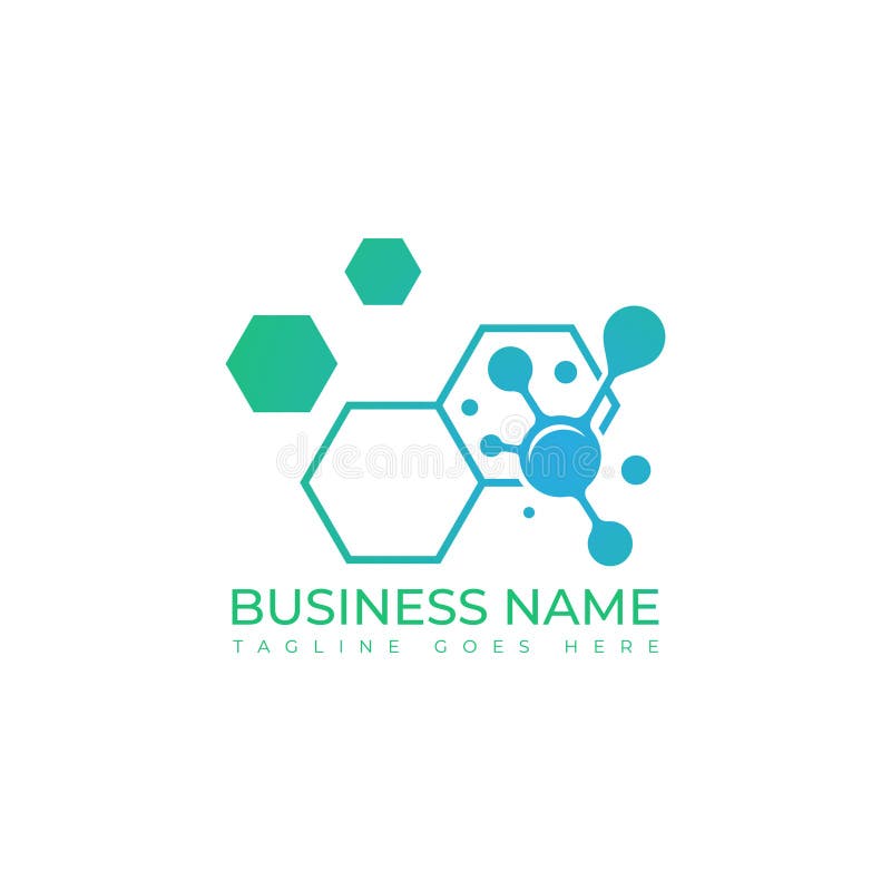 Hexagon Bio Technology Symbol Lab Logo Vecto Stock Vector ...