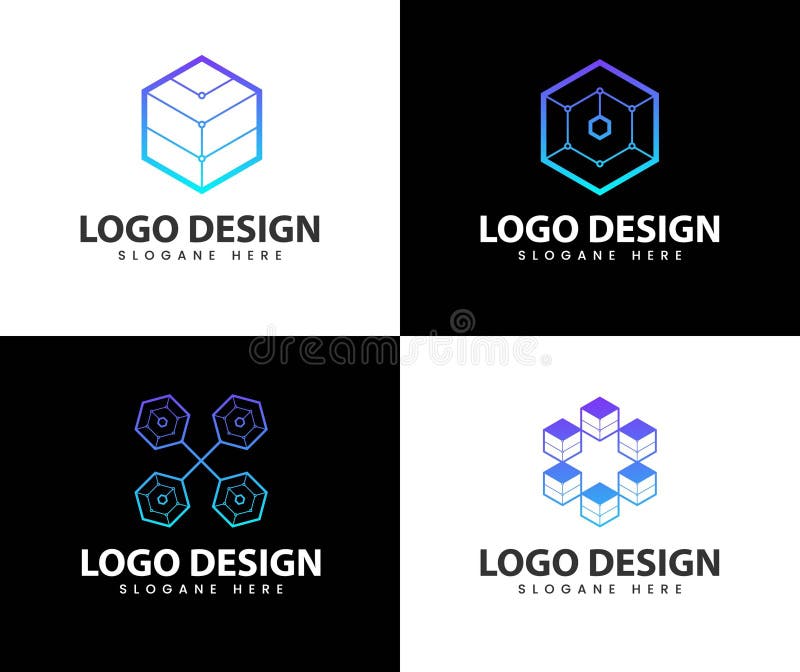 Hexagon Blockchain Stock Illustrations – 1,367 Hexagon Blockchain Stock ...