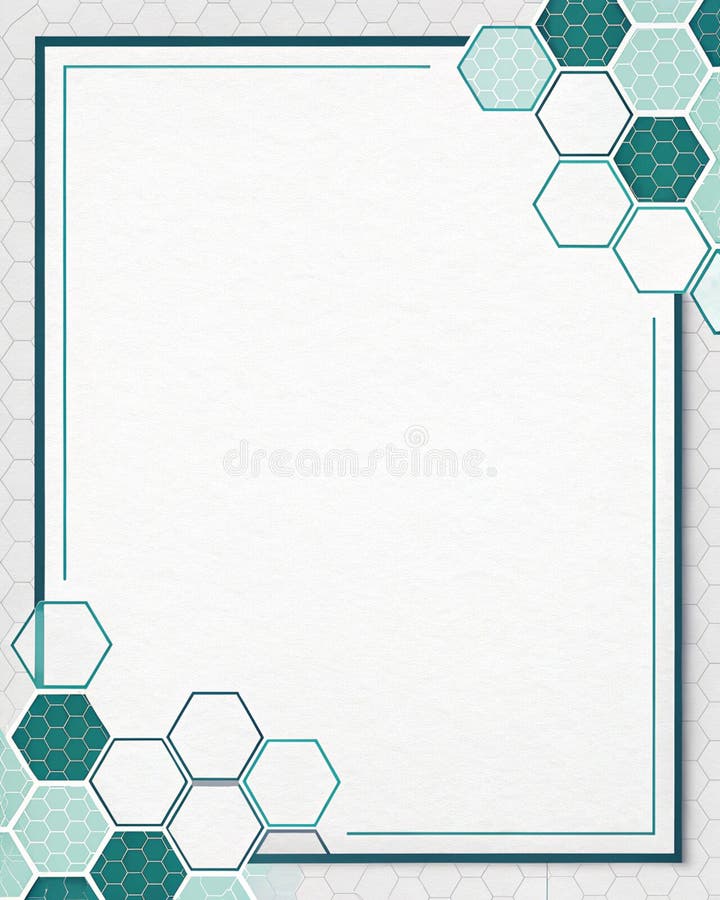 Hexagon Border Paper Texture Modern Techy and Versatile Stock ...