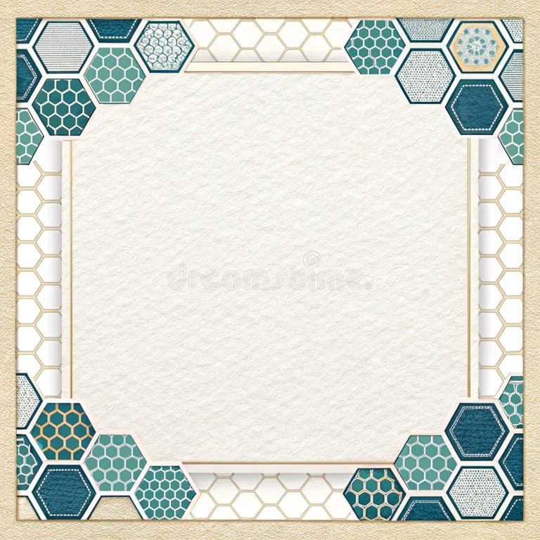 Hexagon Border Paper Texture Modern Techy and Versatile Stock ...