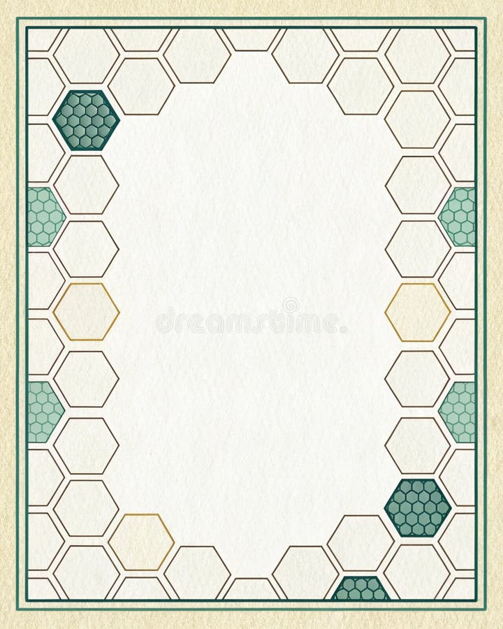 Hexagon Border Paper Texture Modern Techy and Versatile Stock ...