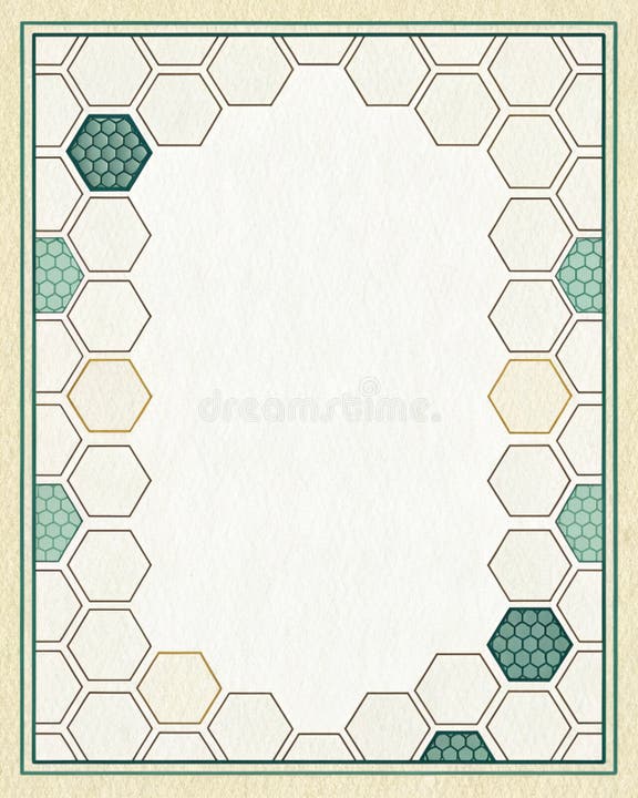 Hexagon Border Paper Texture Modern Techy and Versatile Stock ...