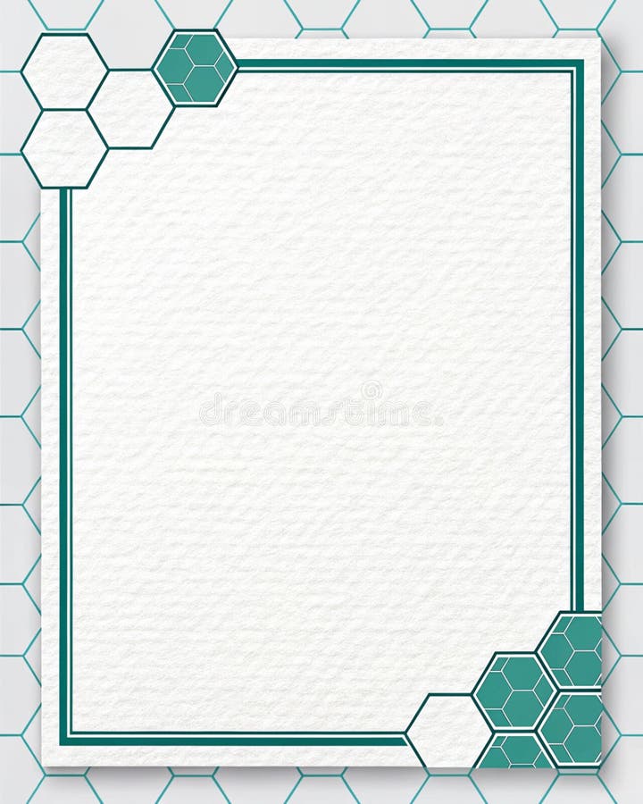 Hexagon Border Paper Texture Modern Techy and Versatile Stock ...