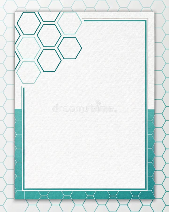 Hexagon Border Paper Texture Modern Techy and Versatile Stock ...