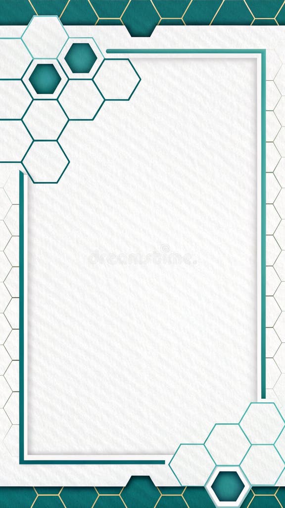 Hexagon Border Paper Texture Modern Techy and Versatile Stock ...