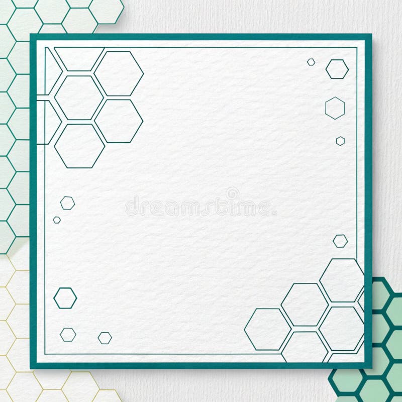 Hexagon Border Paper Texture Modern Techy and Versatile Stock ...