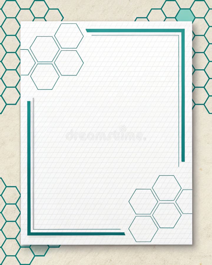 Hexagon Border Paper Texture Modern Techy and Versatile Stock ...