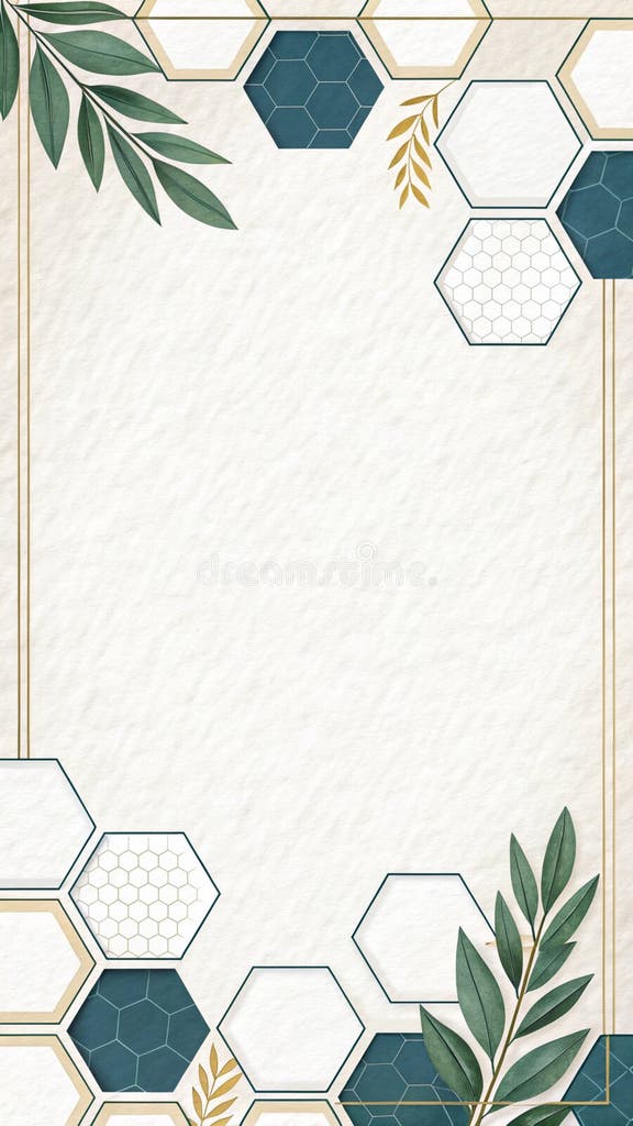 Hexagon Border Paper Texture Modern Techy and Versatile Stock ...