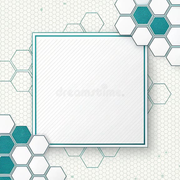 Hexagon Border Paper Texture Modern Techy and Versatile Stock ...