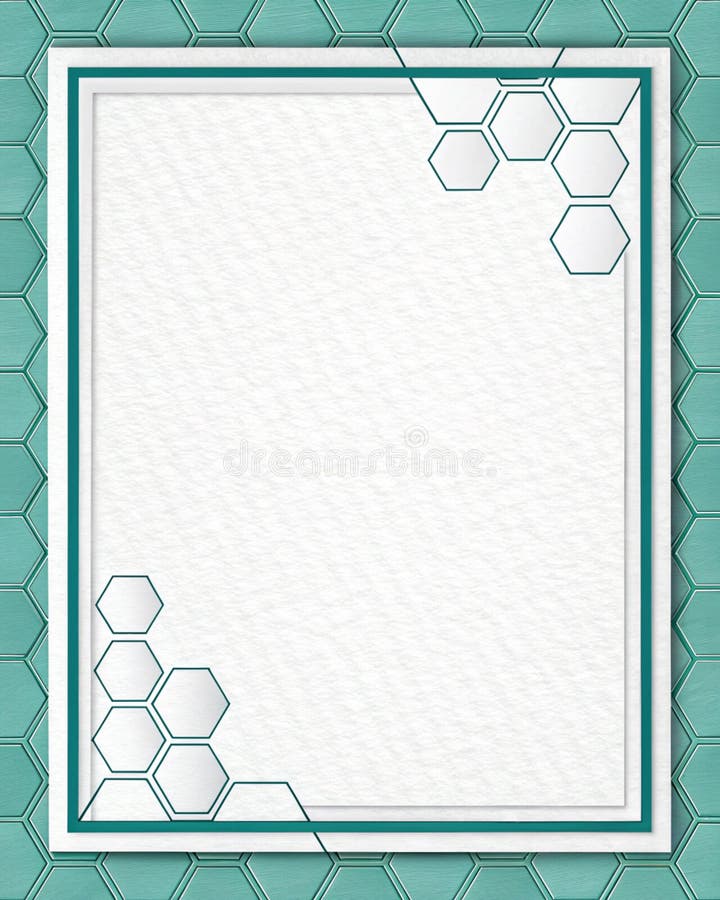 Hexagon Border Paper Texture Modern Techy and Versatile Stock ...