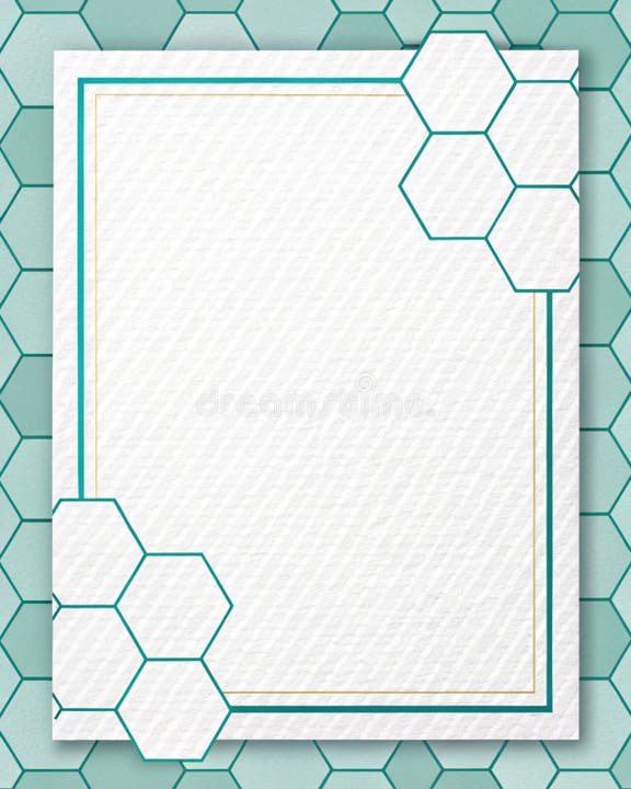 Hexagon Border Paper Texture Modern Techy and Versatile Stock ...