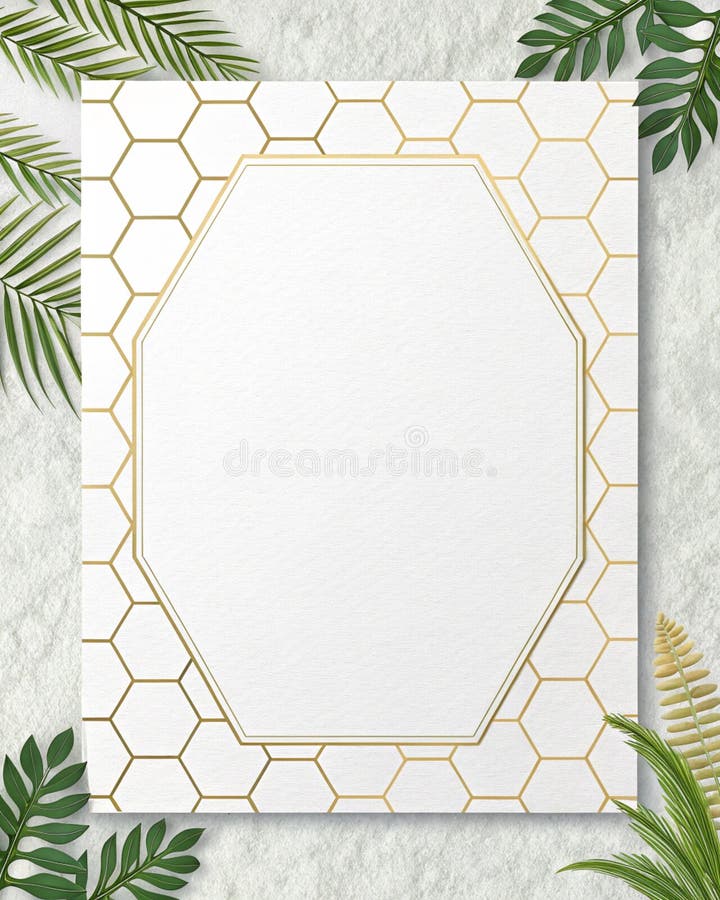 Hexagon Border Paper Texture Modern Techy and Versatile Stock ...