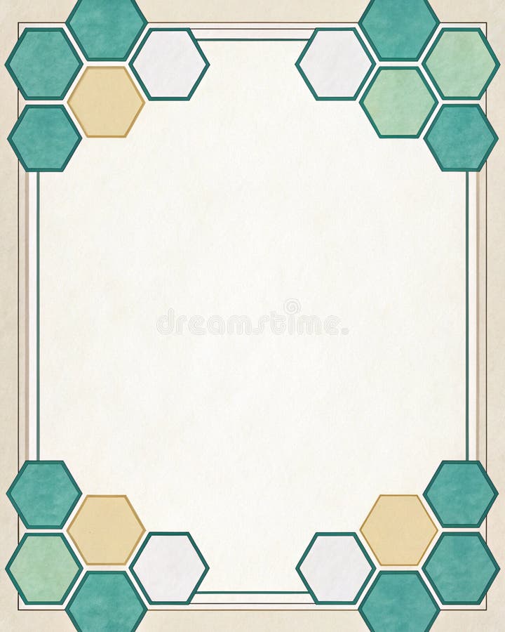 Hexagon Border Paper Texture Modern Techy and Versatile Stock ...