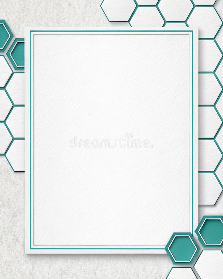 Hexagon Border Paper Texture Modern Techy and Versatile Stock ...