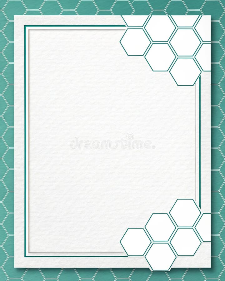 Hexagon Border Paper Texture Modern Techy and Versatile Stock ...