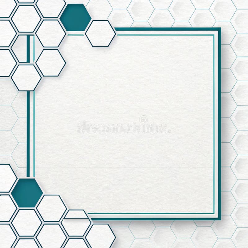 Hexagon Border Paper Texture Modern Techy and Versatile Stock ...