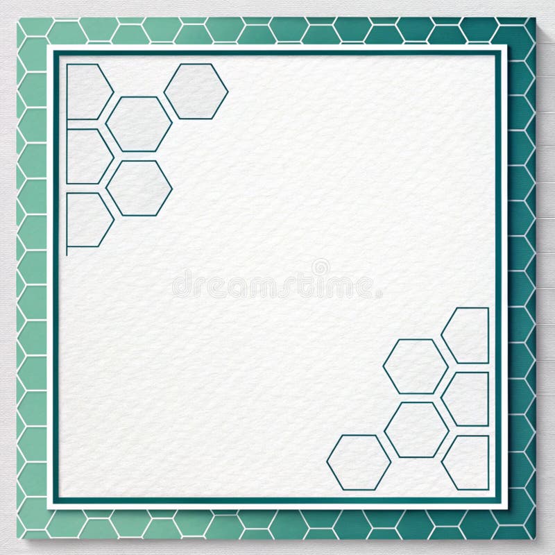 Hexagon Border Paper Texture Modern Techy and Versatile Stock ...