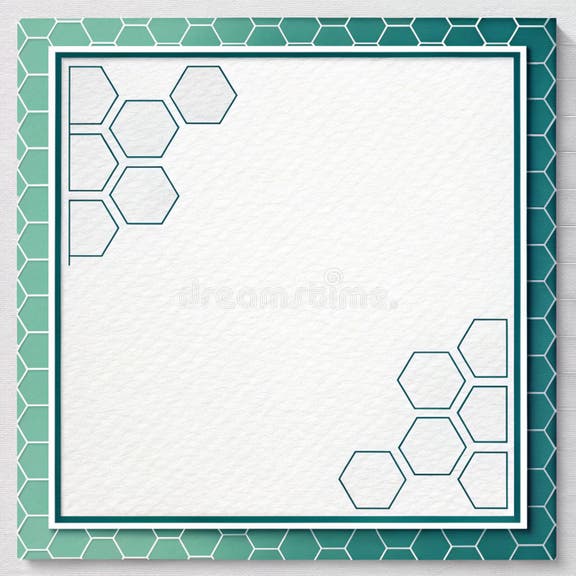 Hexagon Border Paper Texture Modern Techy and Versatile Stock ...