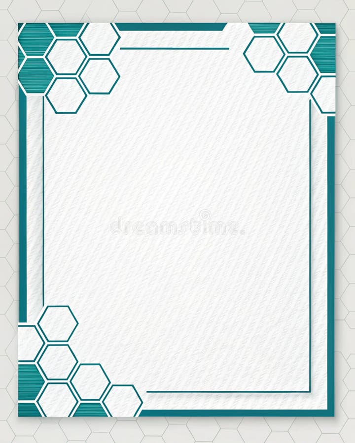 Hexagon Border Paper Texture Modern Techy and Versatile Stock ...