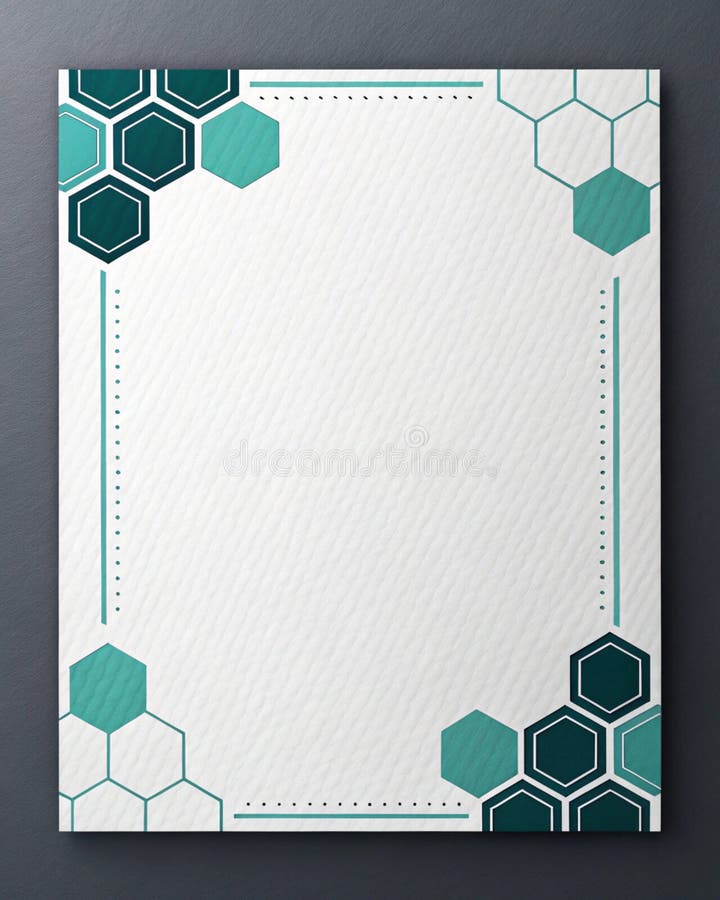 Hexagon Border Paper Texture Modern Techy and Versatile Stock ...