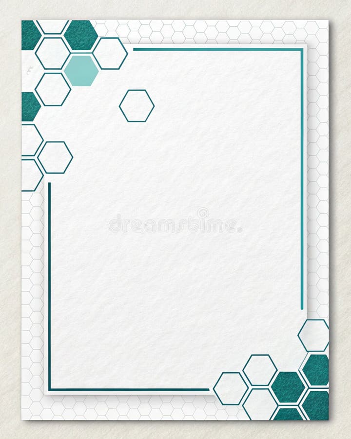 Hexagon Border Paper Texture Modern Techy and Versatile Stock ...