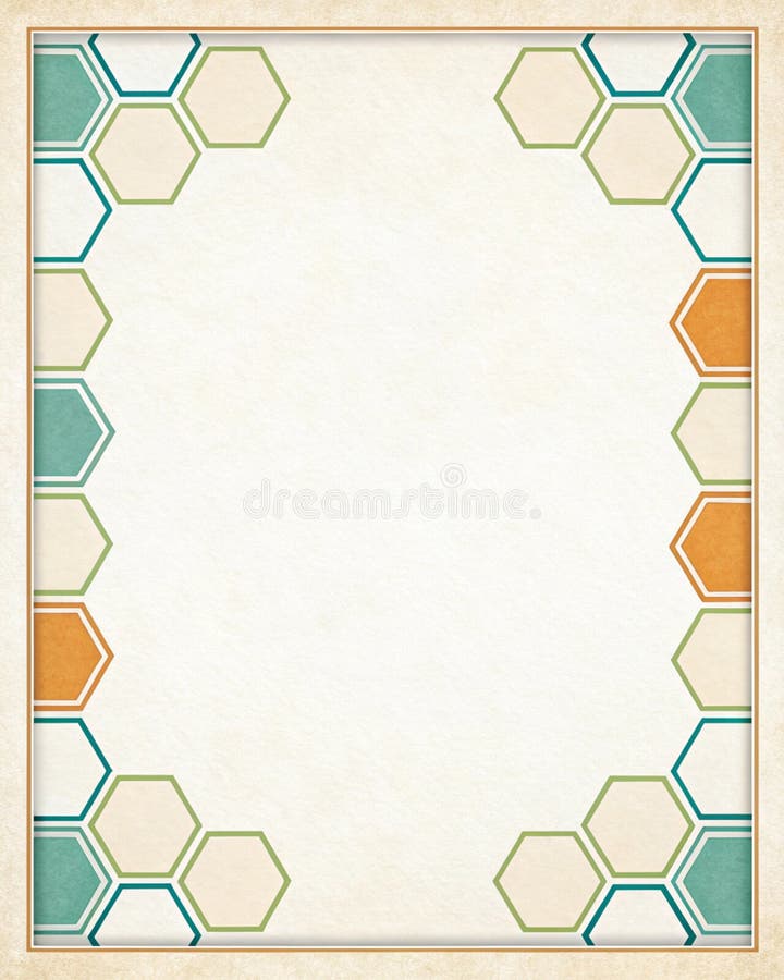 Hexagon Border Paper Texture Modern Techy and Versatile Stock ...