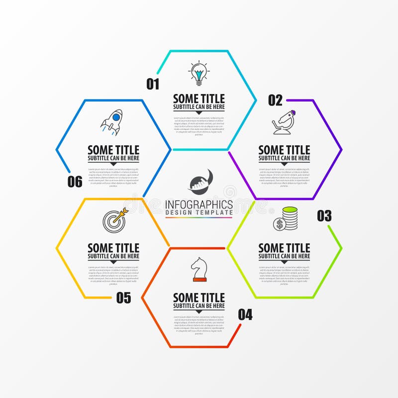 Hexagon. Business Concept. Infographic Design Template Stock Vector ...