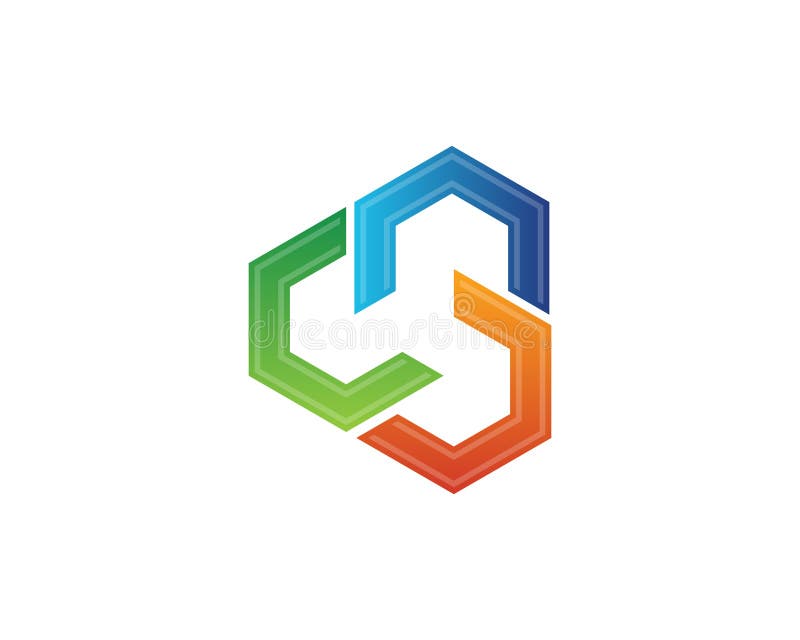 Hexagon C Logo Icon Template Stock Vector - Illustration of signage ...