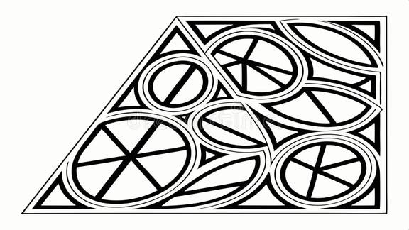 Hexagon Circle Tile, Geometric Pattern for Floor and Wall. Vector ...