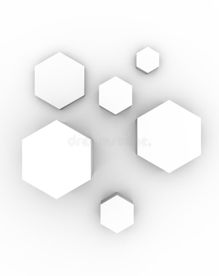 Hexagon Concept Design Abstract Background Stock Illustration ...