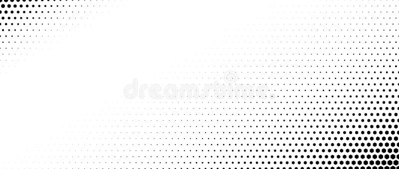 Hexagon Corner Halftone Gradient Texture. Black Diagonal Grunge ...