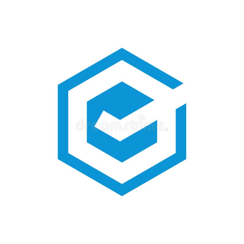 Hexagon check mark logo stock vector. Illustration of answer - 112282553