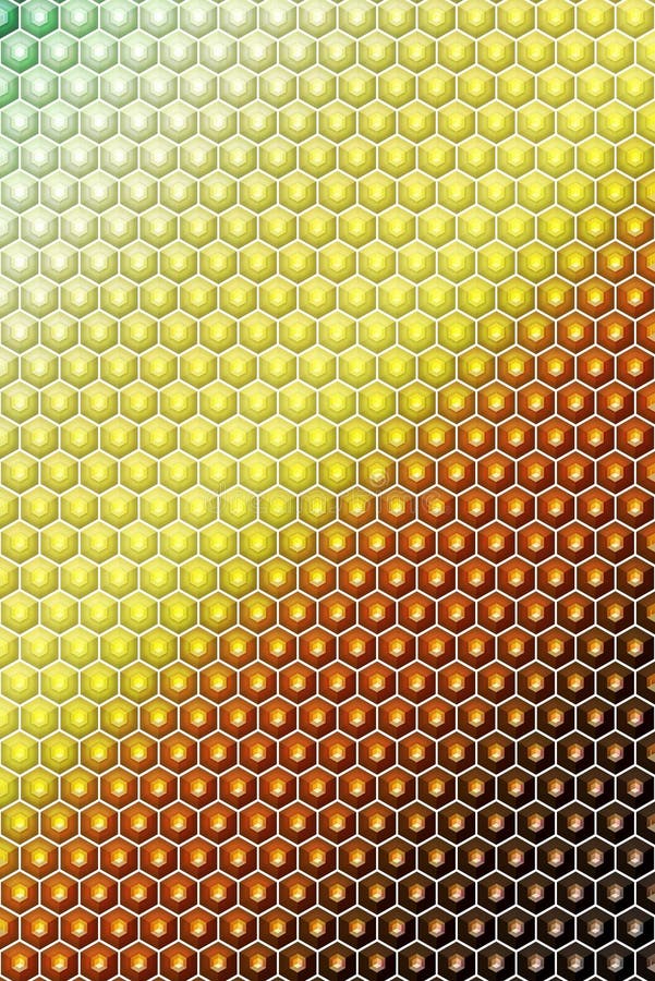 Hexagon Cube Pattern Cover Geometric, Honeycomb Decoration Stock ...