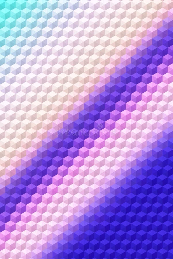 Hexagon Cube Pattern Cover Geometric, Mosaic Brochure Stock ...