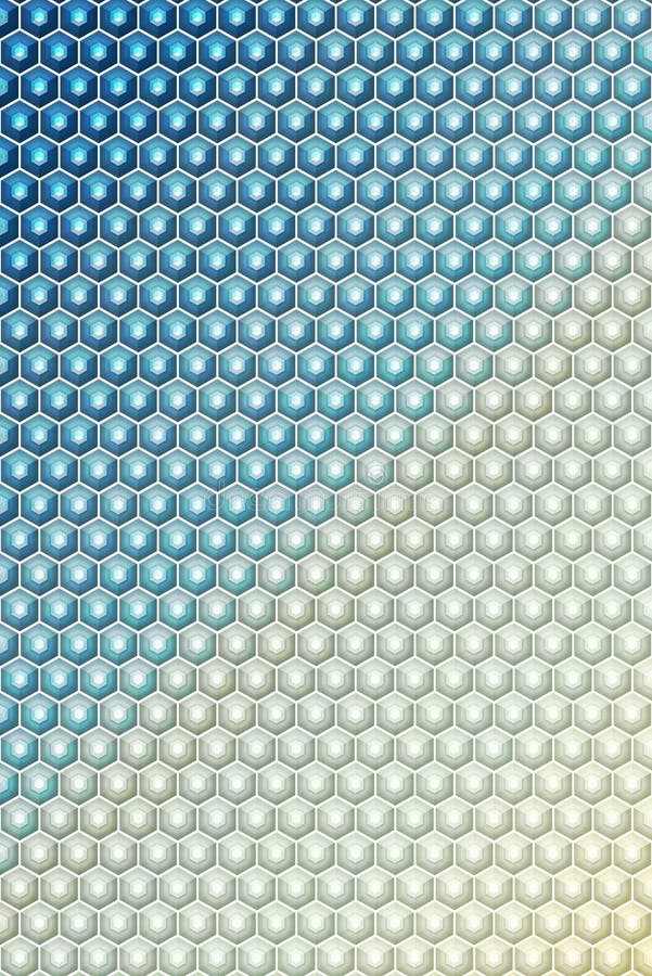 Hexagon Cube Pattern Cover Geometric, Square Block Stock Illustration ...