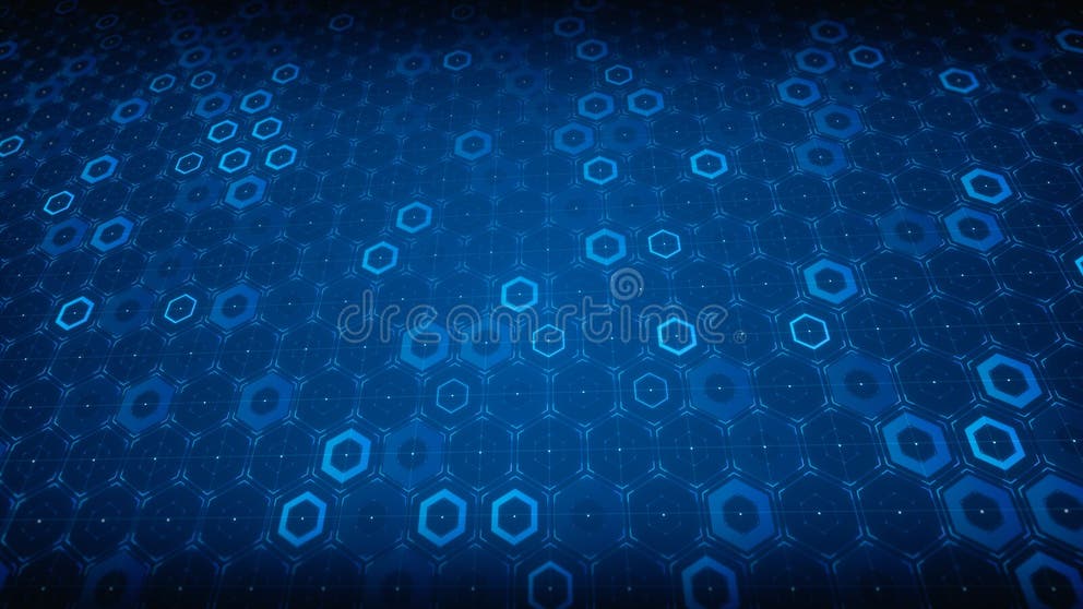 Hexagon Design of Future Technology Digital Abstract Background Concept ...