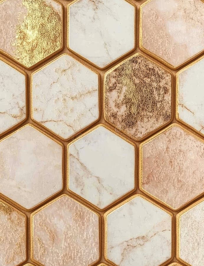 A Hexagon Design Page with Borders, Ready for Printing on an 8.5x11 ...