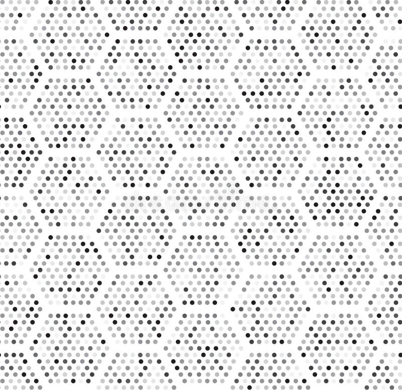 Hexagon Dots Seamless Pattern Stock Vector - Illustration of carpet ...