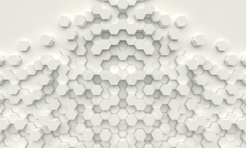 Hexagon Geometric Background Stock Illustration - Illustration of ...