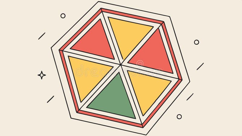 Hexagon Geometric Outline. Shape Design, Polygon Sketch, Abstract Form ...