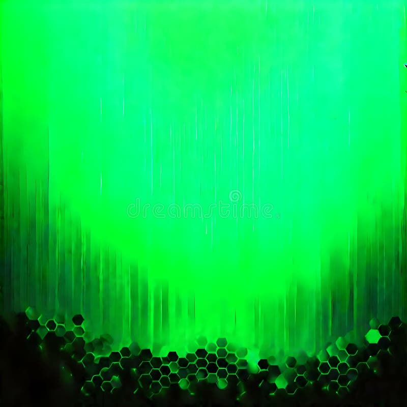 Hexagon Green Background. Abstract Gradient Cells Stock Illustration ...