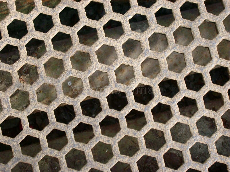 Hexagon grid stock image. Image of pattern, grate, hexagonal - 256207833