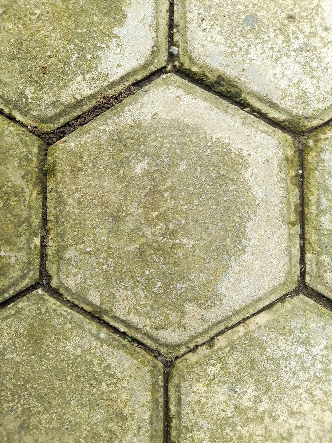 Hexagon or Honeycomb Paving Blocks or Bricks for Wallpapers or ...