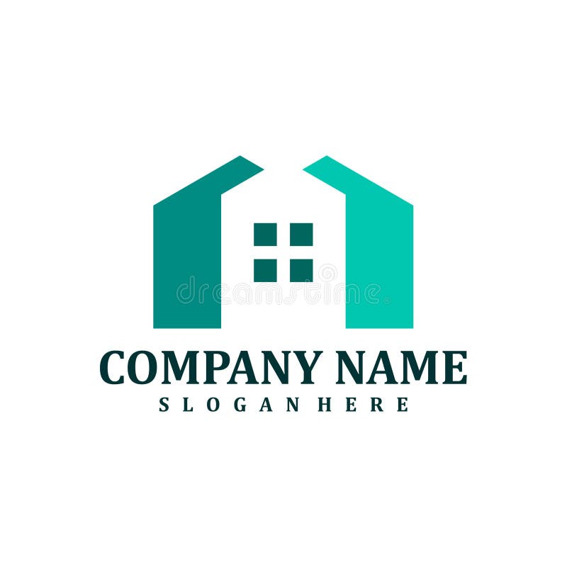 Hexagon House Logo Design Vector. Creative House Logo Concepts Template ...