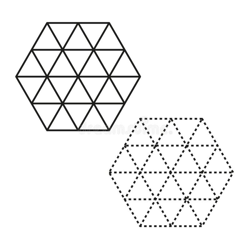 Hexagon Icon Set. Geometric Hexagon Patterns. Abstract Hexagon Designs ...